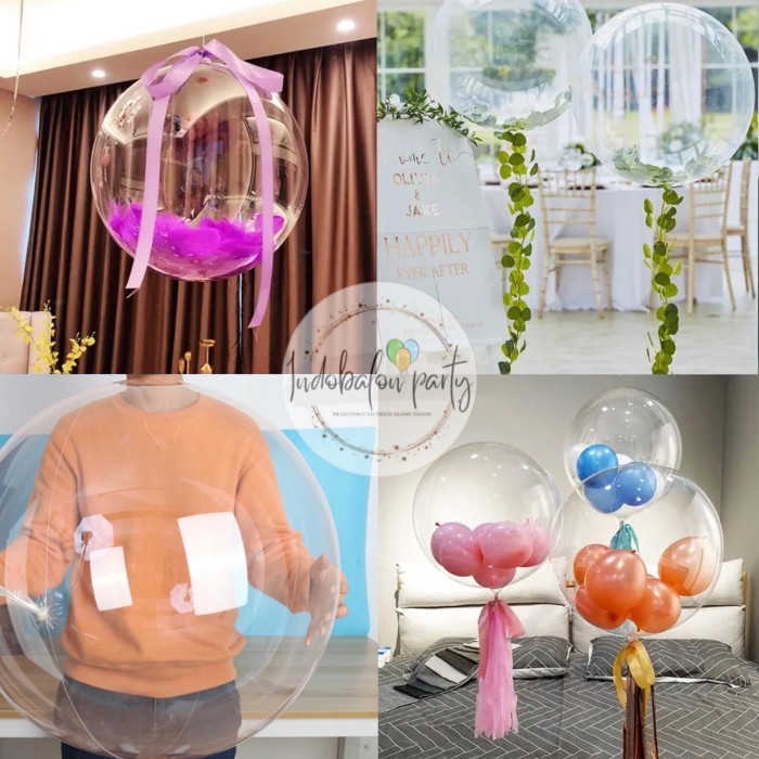 Jual balon PVC transparnt / PVC balloon 36inch | Shopee Indonesia