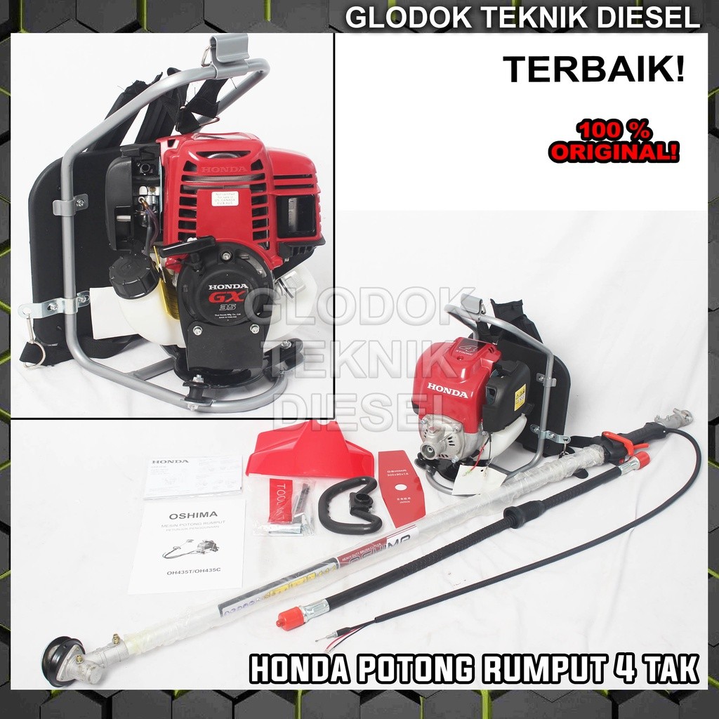 Jual HONDA Mesin Potong Rumput Gendong 4 TAK 435 425 Brush Cutter HONDA ORIGINAL TERBAIK ...