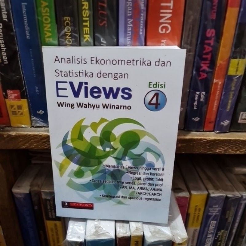 Jual Analisis Ekonometrika dan statistika dengan EVIEWS edisi 4 by Wing Wahyu Winarno | Shopee ...