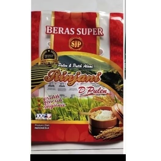Jual plastik laminasi beras 2.5kg- 3kg merk rinjani isi 100pcs | Shopee Indonesia