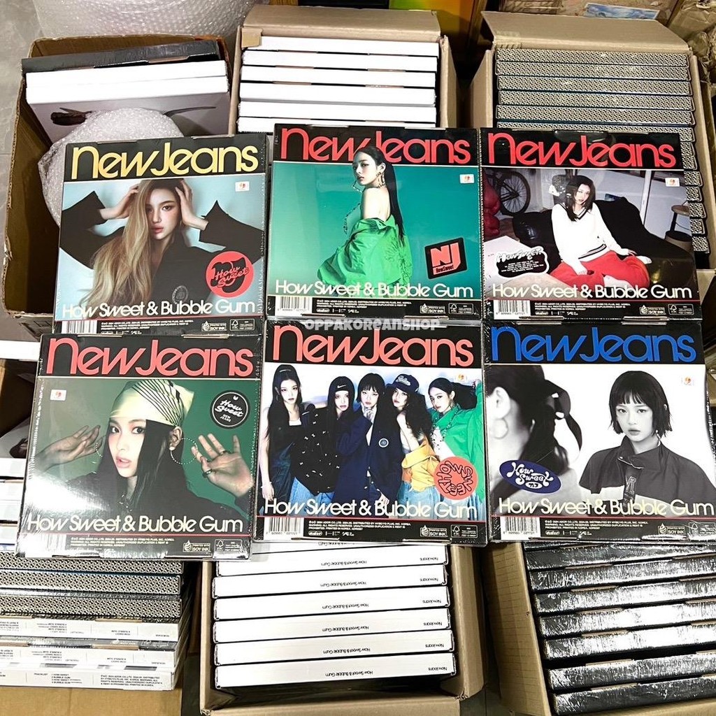 Jual [READY] Album NewJeans Double Single How Sweet Standard Hanni Minji Danielle Haerin Hyein ...