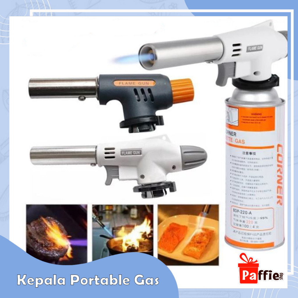 Jual Kepala portable gas blow torch flame gun las butane api jet ...