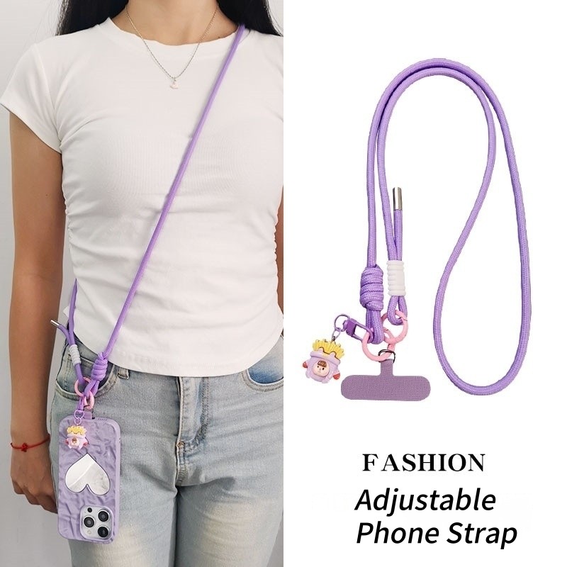 Jual Tali Gantungan HP Adjustable Phone Straps With Keychain Aestetic ...