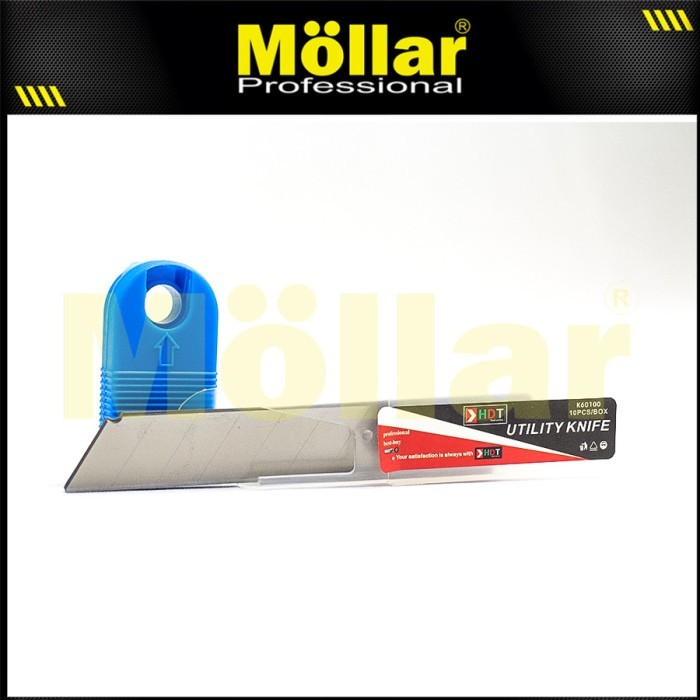 Jual Isi Pisau Kater Besar 10 pcs Refill Cutter Utility Knife HDT ...