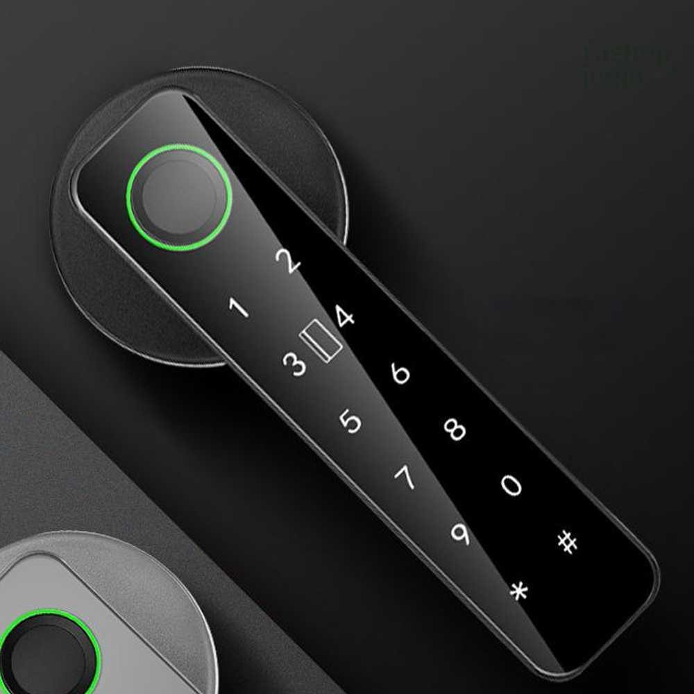 Jual Smart Door Lock Password Kunci Pintu Rumah Fingerprint Swipe Card Layar Sentuh Sidik Jari ...