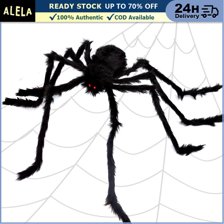 Jual Mainan Laba-Laba Hitam Besar Jumbo Bulu Boneka Large Halloween ...