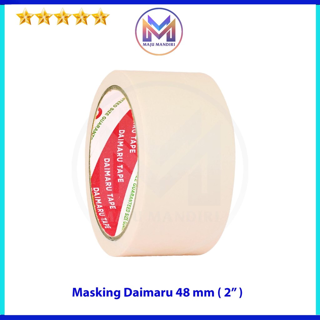 Jual Masking Daimaru 2 Inch / Lakban Kertas 48mm 4cm / Solatip Kertas ...
