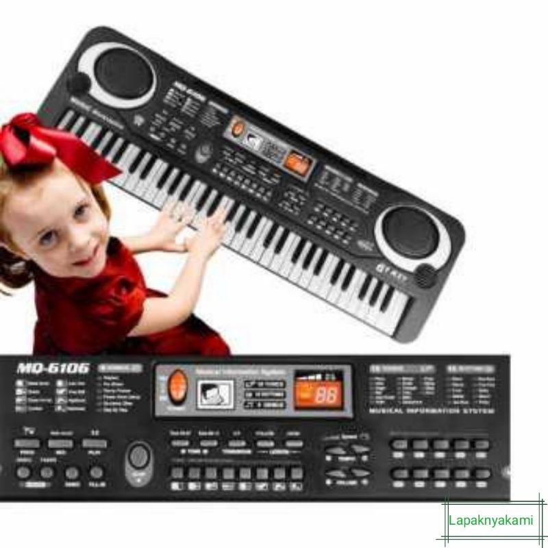 Jual Digital Electronic Keyboard 61 Keys Elektrik Piano Musik Music ...