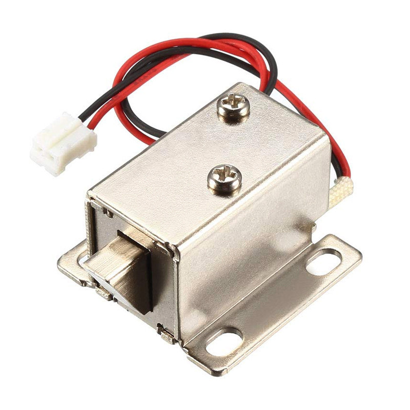 Jual Small Electromagnetic Solenoid Lock DC6V 12V 24V MINI Electric ...