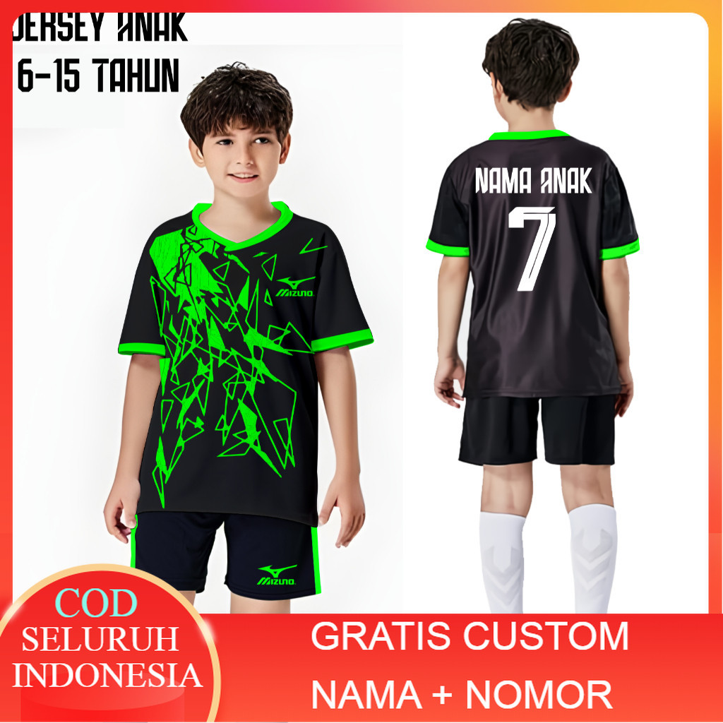 Jual BAJU JERSEY PASANG NAMA DAN NOMOR Bola Jersey Futsal Anak Custom ...