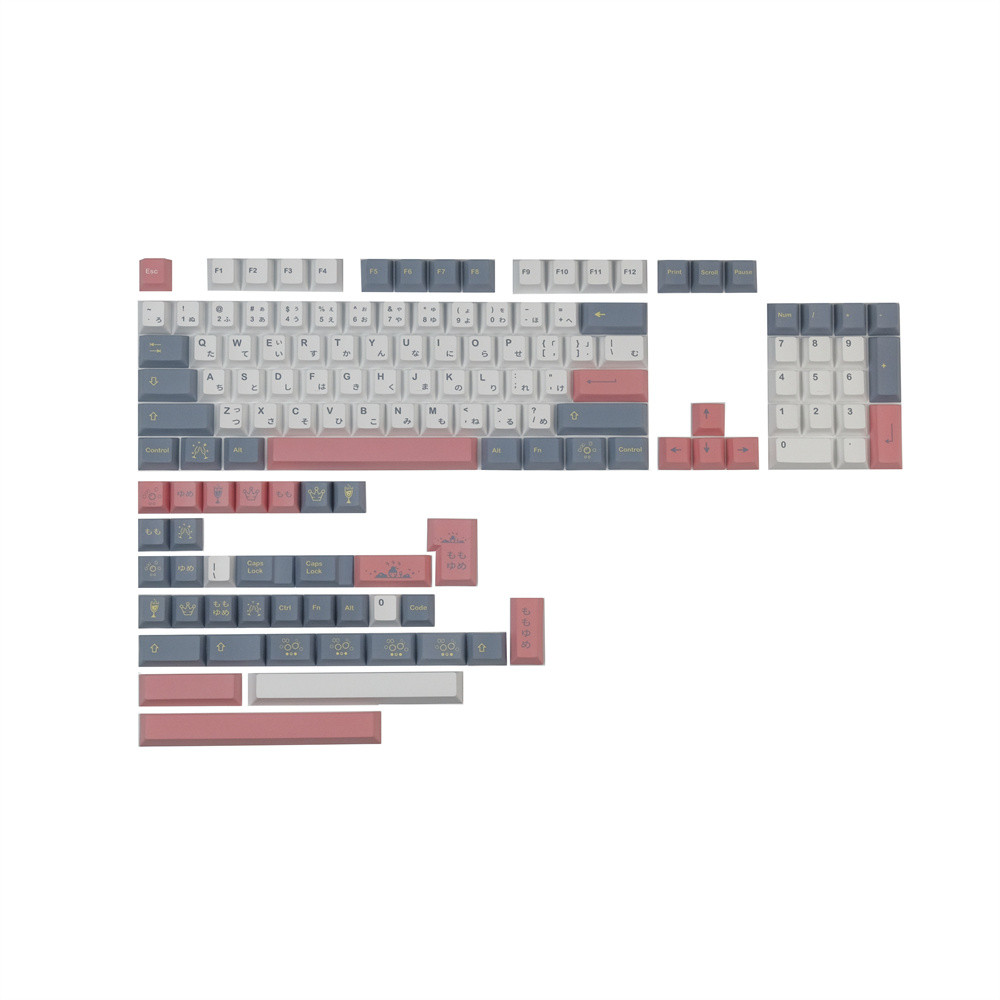 Jual CMK Momo Yume Keycap 140 Keys Clone PBT Keycaps Cherry Profile DYE ...