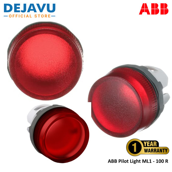 Jual ABB Pilot Light ML1-100R / Red (1SFA611400R1001), ML1-100G / Green (1SFA611400R1002), ML1 ...