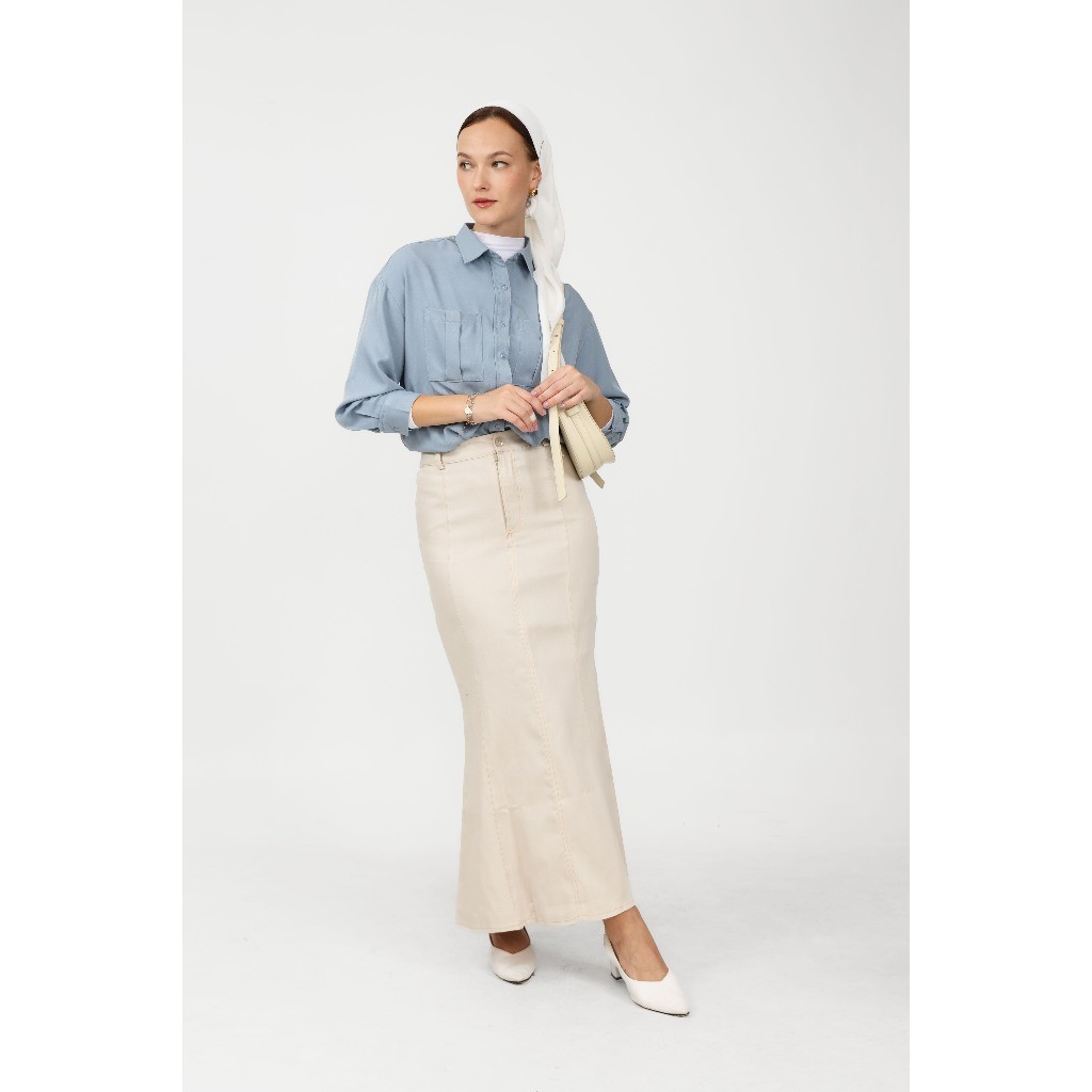 Jual Hava Rok Casual Maxy Wanita Falviana Skirt | Shopee Indonesia