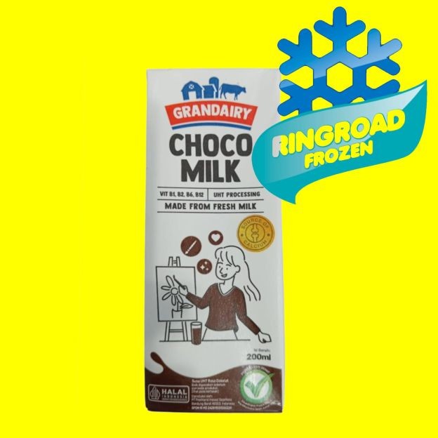 Jual GRANDAIRY CHOCO MILK 200 ML - UHT MILK | Shopee Indonesia