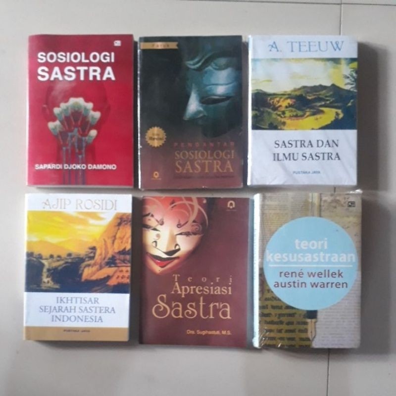 Jual PENGANTAR SOSIOLOGI SASTRA Ilmu sastra Sejarah sastra Teori Apresiasi Sastra Teori ...