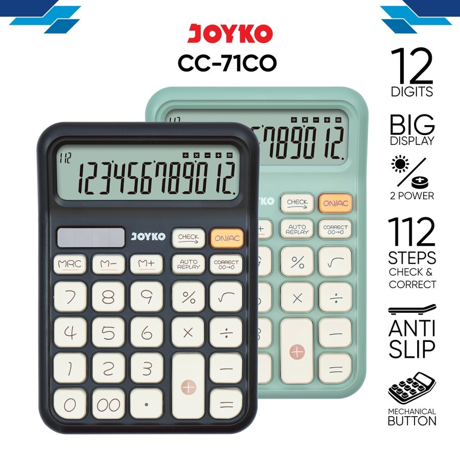 Jual Kalkulator Color Pastel JOYKO CC 71CO - Calculator Pastel Tombol ...