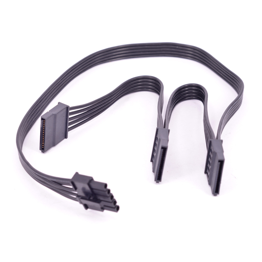 Jual 5Pin 1 to 3 SATA 15Pin Female PSU Power Supply Cable for Cooler ...