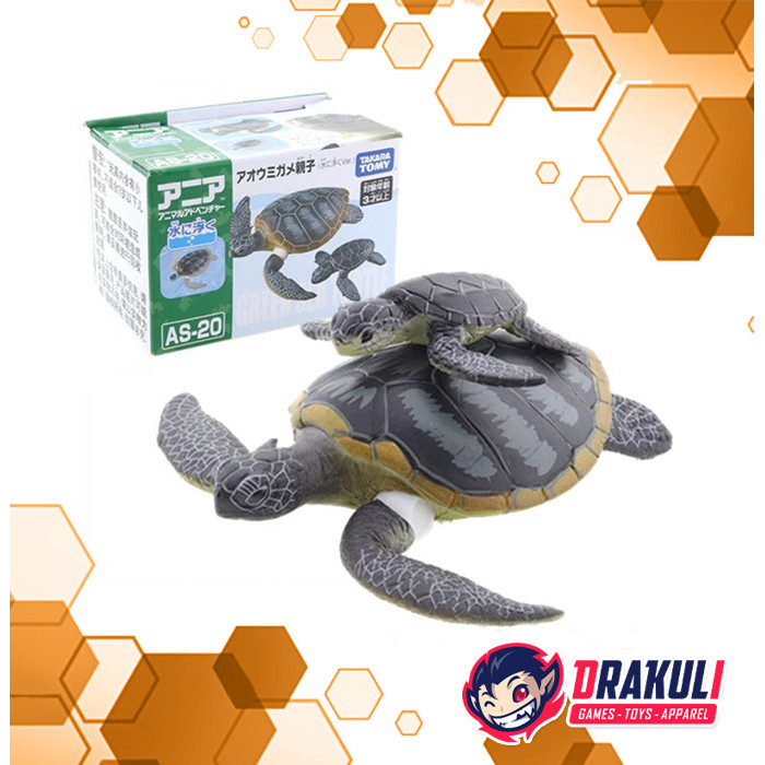 Jual Toys Takara Tomy Ania AS-20 Green Sea Turtle | Shopee Indonesia