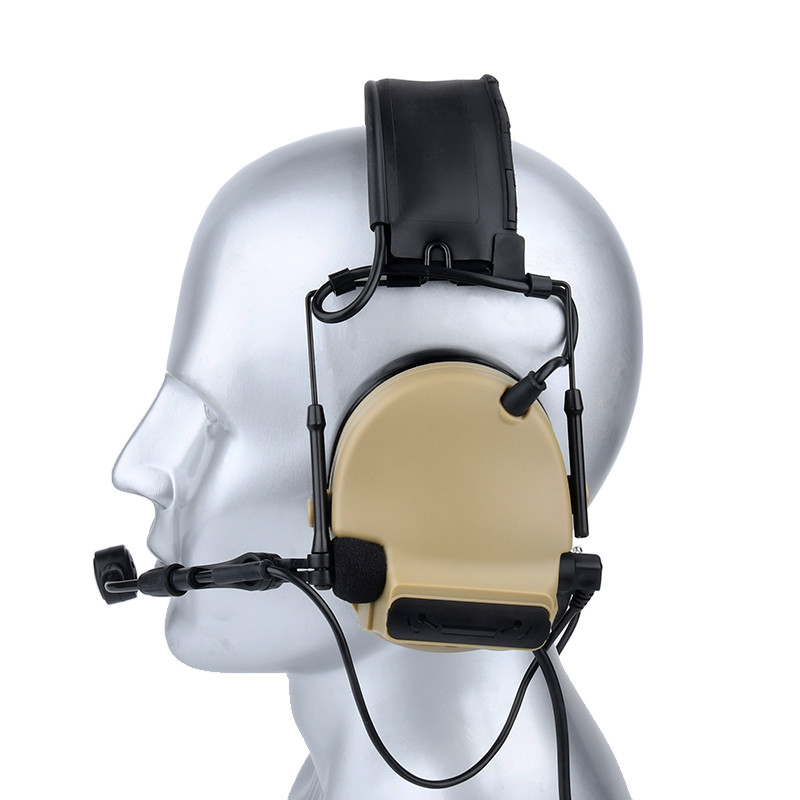 Jual C3 Tactical COMTA III Headset Adaptive Noise Canceling Microphone ...