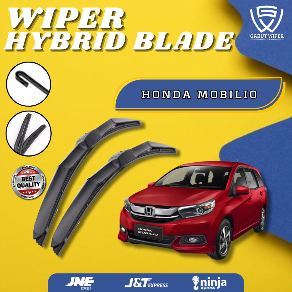 Jual Wiper Mobil Hybrid Blade Honda Mobilio Desain Aerodinamis 1 Set ...