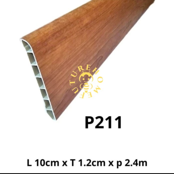 Jual Lis Plint lantai Skirting 10cm lis samping lantai spc vinyl parket ...