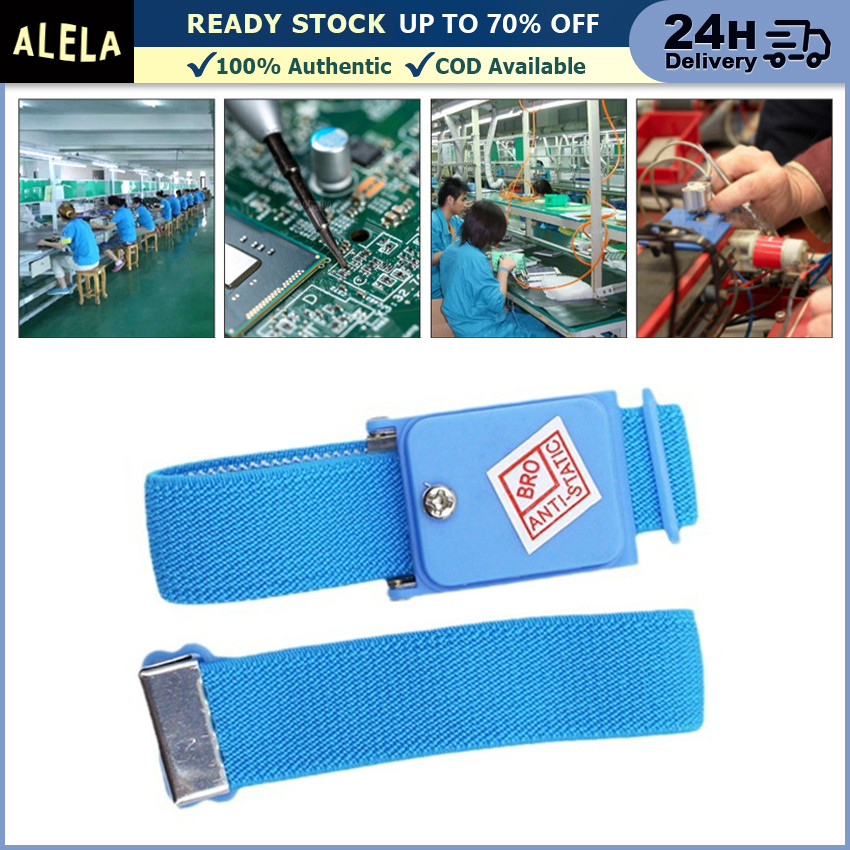 Jual Anti-Static Wrist Band Gelang Pengaman Antistatis Cordless ESD EMI ...