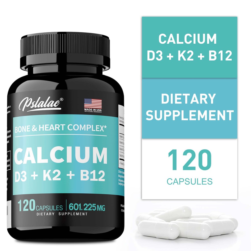 Jual Pslalae-Kalsium 4-in-1 dengan Vitamin D3 K2 B12 - Dukungan Tulang ...