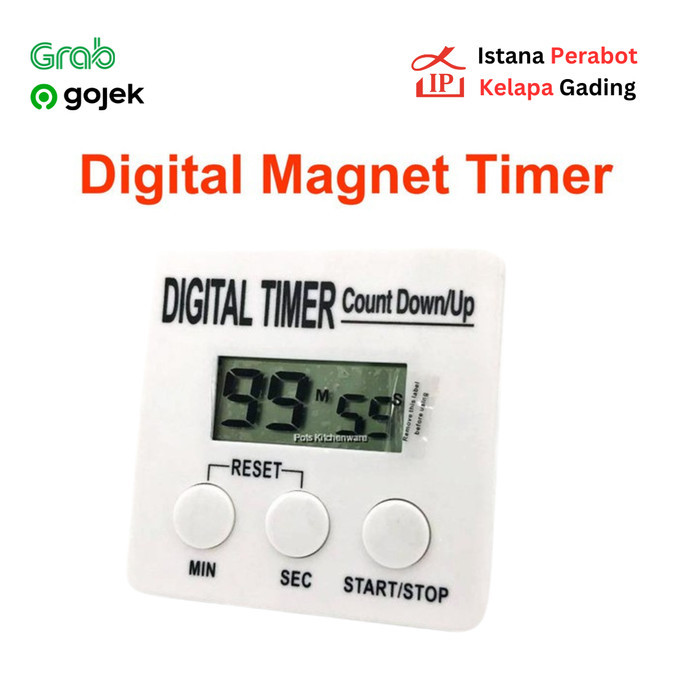 Jual RENO Digital Kitchen Timer/ Multipurpose Stopwatch Digital Kitchen ...