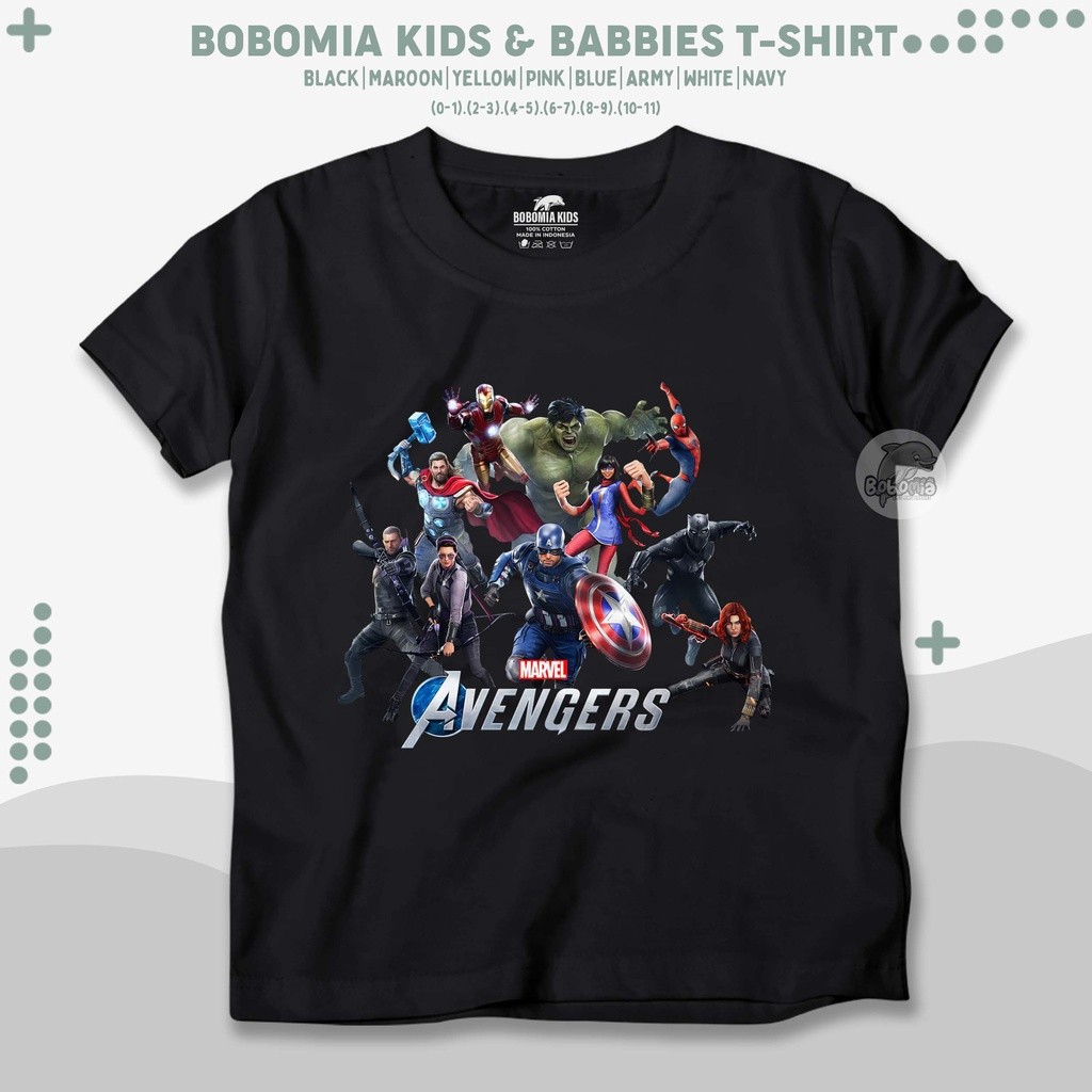 Jual Deluxe Kaos Avengers Anak Marvel Superhero Captain America Hulk ...