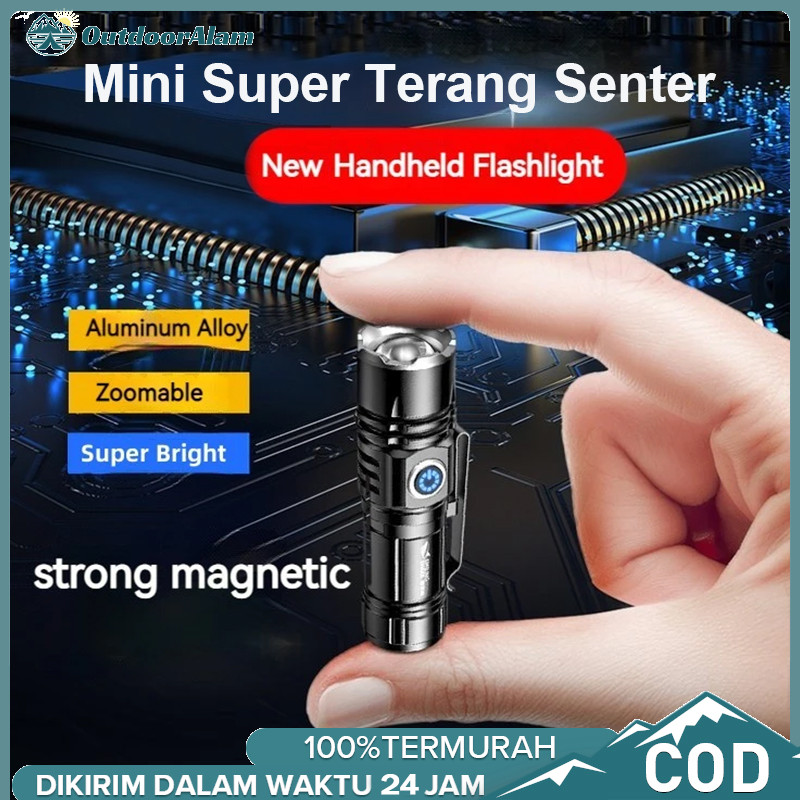 Jual Smiling Shark Rechargeable Torch Light M60 Super Bright Senter ...