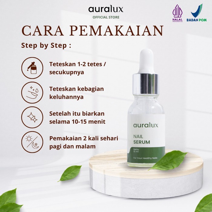 Jual MURAH -AURALUX NAIL SERUM - ORIGINAL- 1.2.23 | Shopee Indonesia