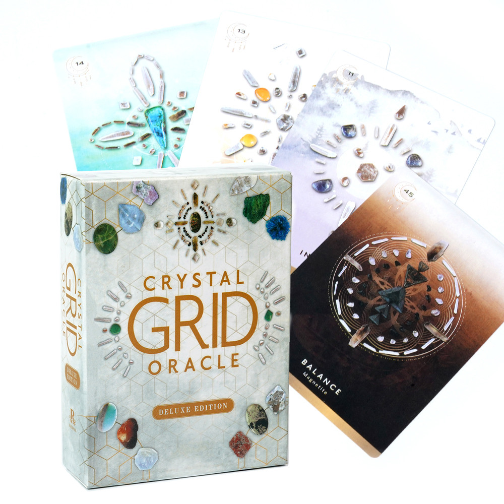 Jual Crystal Grid Oracle Deluxe Edition Cards Deck by Nicola McIntosh ...
