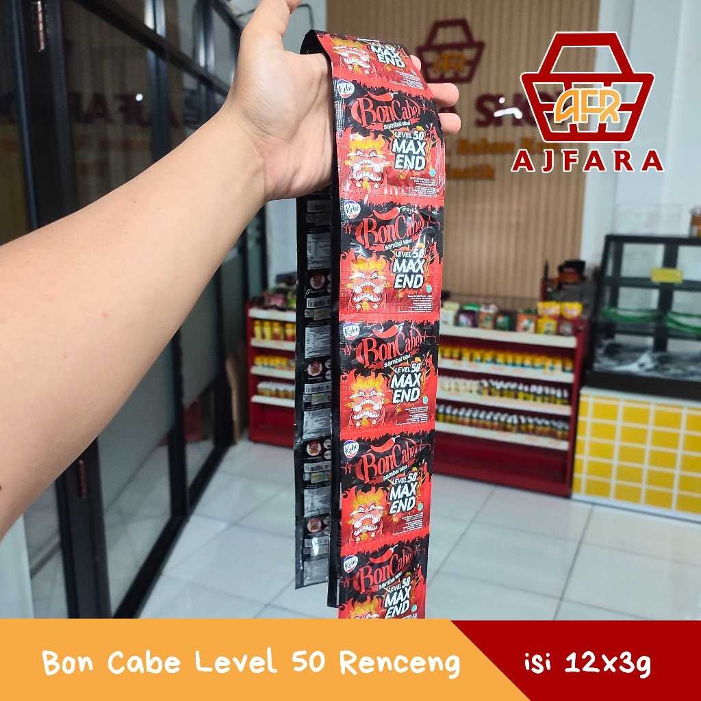 Jual Bon Cabe Level 10 Sachet 6g/Bon Cabe Level 15 Sachet 5,5g/Bon Cabe ...