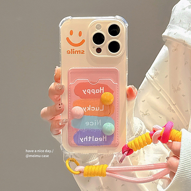 Jual Smiley Face M-Bean Penutup Kartu OPPO A60 A16 A33 A53 A96 A18 A38 ...