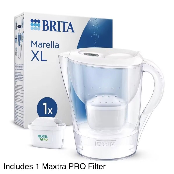 Jual Brita Marella XL 3.5L Brita Water Filter Jug 1026458 - Marella PRO ...