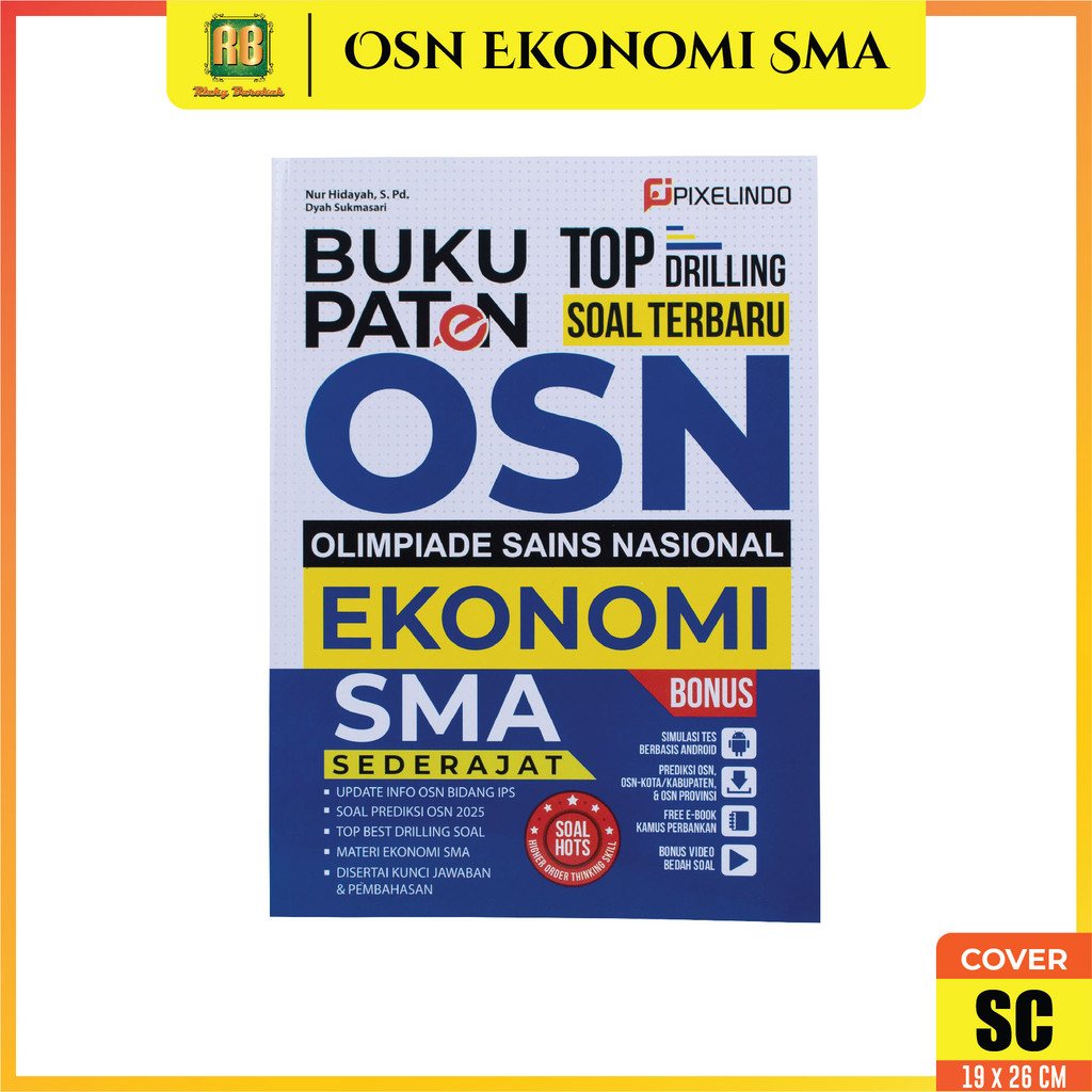 Jual Buku Paten OSN Ekonomi SMA Mencakup Materi, Soal, Pembahasan, dan Prediksi Soal OSN 2025 ...