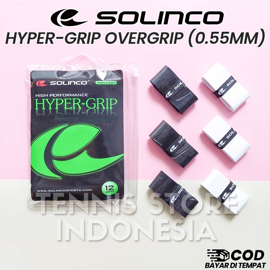 Jual Grip Tenis Solinco Hyper Grip Overgrip Tacky Soft Original ...