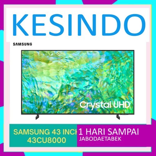 Jual SAMSUNG 43CU8000 SMART TV 43 INCH UHD 4K CRYSTAL COLOUR NEW ...