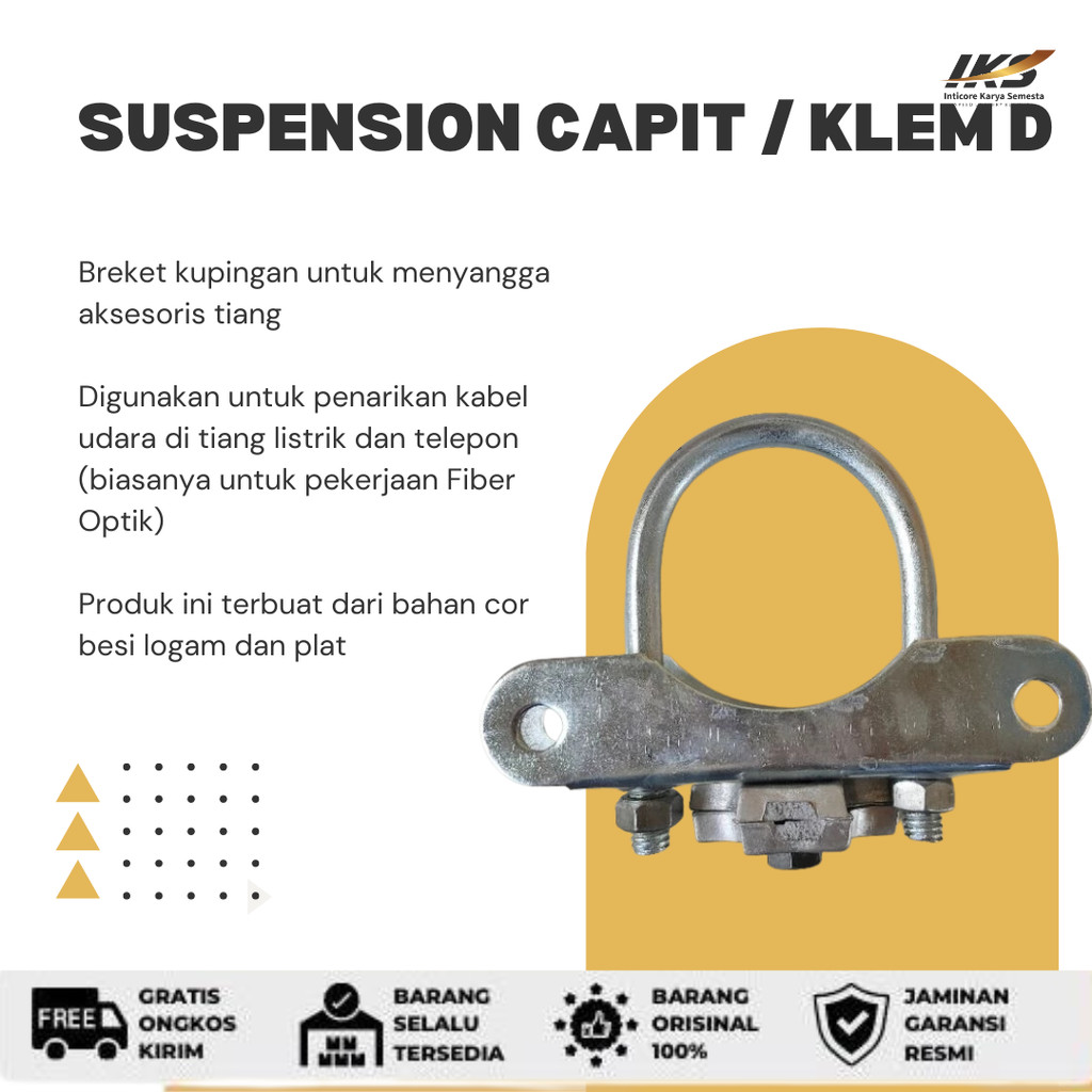 Jual Suspension Capit / Klem D | Shopee Indonesia