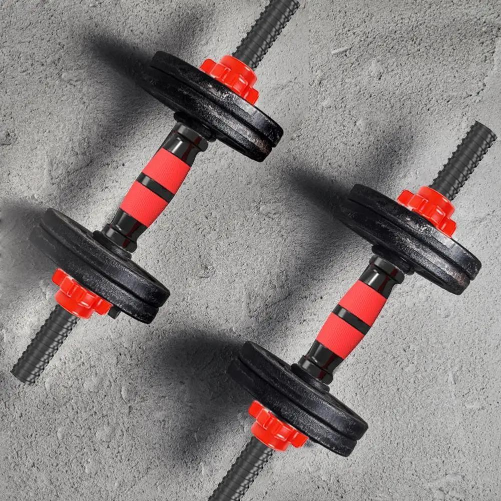 Jual Threaded Dumbbell Handle Bar Extension Bar Set Adjustable Dumbbell ...