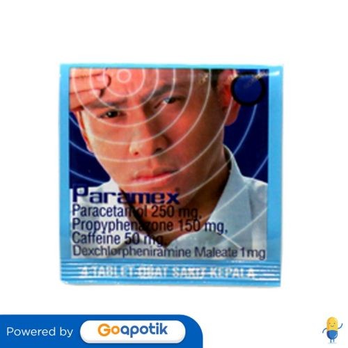 Jual Paramex Strip Isi 4 Tablet | Shopee Indonesia