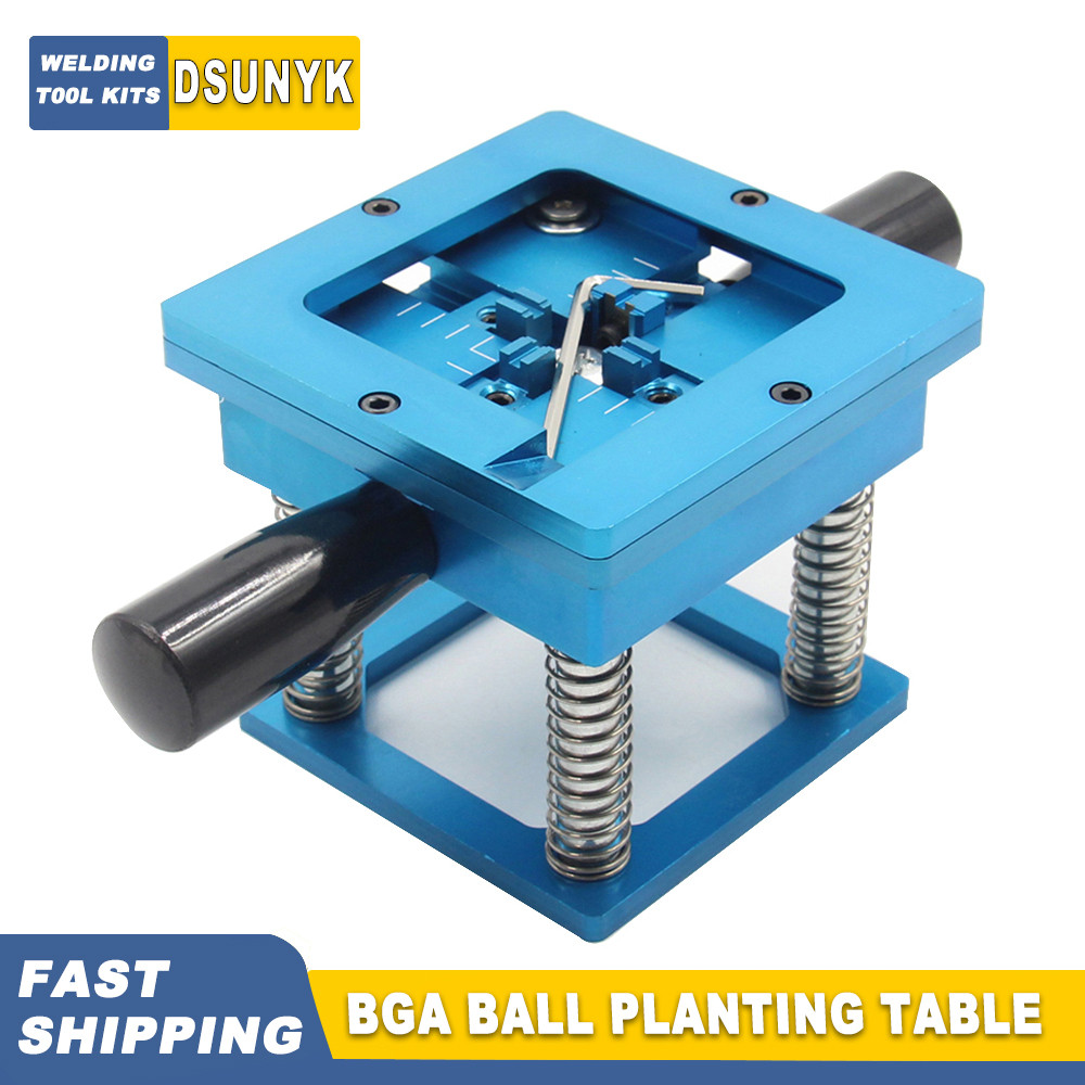Jual 90mm BGA reballing station with Universal Stencil kit solder ball ...