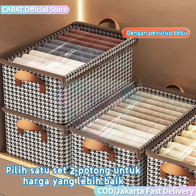 Jual CARAT Kation Storage Organizer Tempat Penyimpanan Tas Kotak Baju ...
