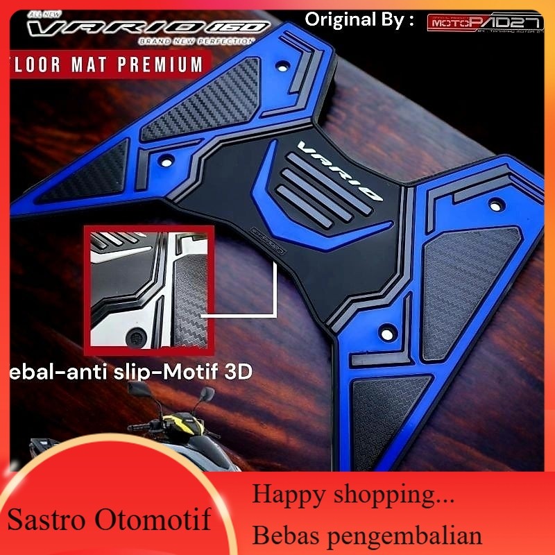 Jual Karpet Vario 160 original ahm Karpet Pijakan Kaki Vario 160 cbs abs 2024 Bordes Vario 160 ...