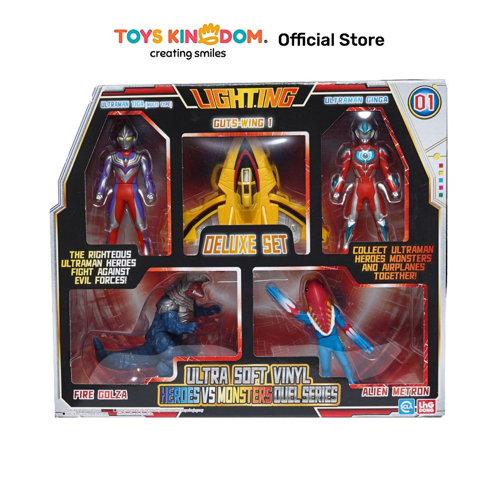Jual Toys Kingdom Ultraman Set Action Figure Heroes Vs Monster Duel 1 ...