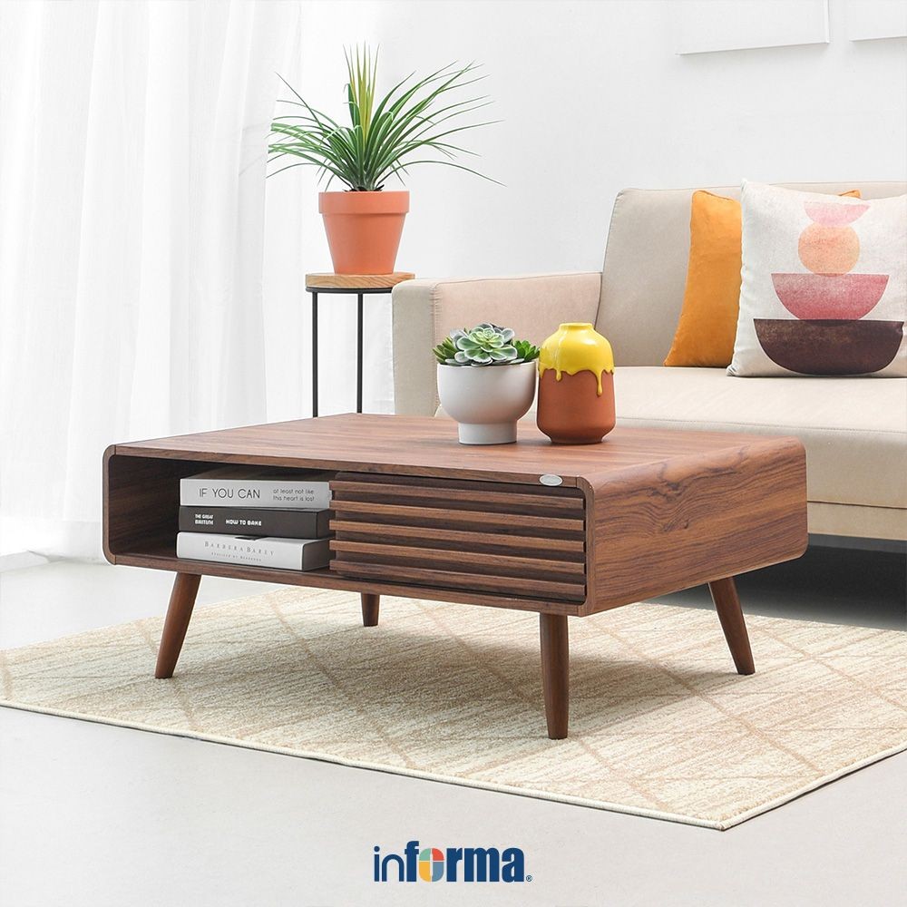 Jual Informa Newmark Meja Tamu - Cokelat Coffee Table Meja Ruang Tamu ...