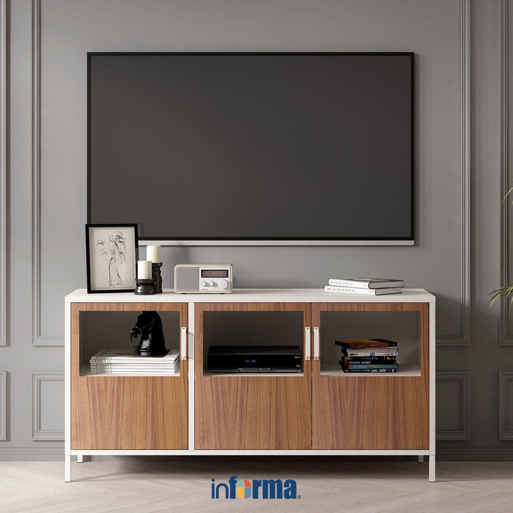 Jual Informa Savana Rak Tv High Stand - Putih Tv Stand Furnitur Indoor ...