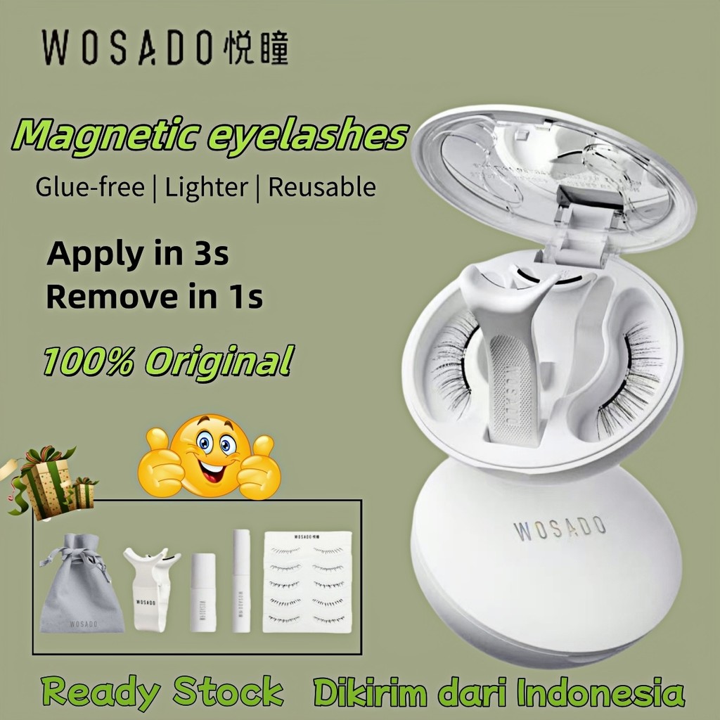 Jual Ready Stock!!New2.0!WOSADO Magnetic eyelash Bulu mata Magnet ...