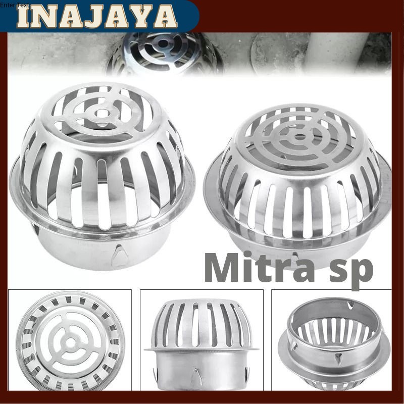 Jual INAJAYA Strainer roof drain saringan dak atap talang air filter ...