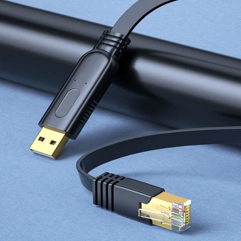 Jual USB to RJ45 Console Cable RS232 Serial Adapter for Laptop Computer ...